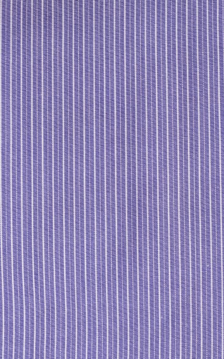 Blue Striped Cotton | Hand-crafted Bespoke Suits, Jackets & more