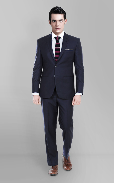 Newport Navy Blue Suit | Sustainable Custom Menswear by A.I.
