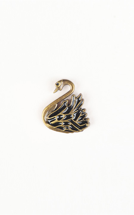 Cycle Gold-Tone Lapel Pin | Sustainable Custom Menswear by A.I.